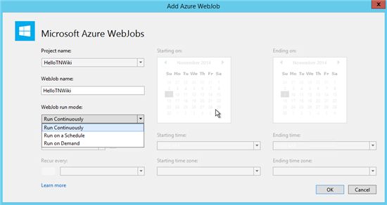 Creating And Deploying Microsoft Azure WebJobs